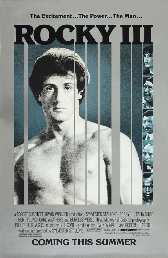 Sylvester Stallone Rocky 3 Poster