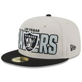 Men's New Era Stone/Black Las Vegas Raiders 2023 NFL Draft On Stage 59FIFTY Fitted Hat - Walmart.com