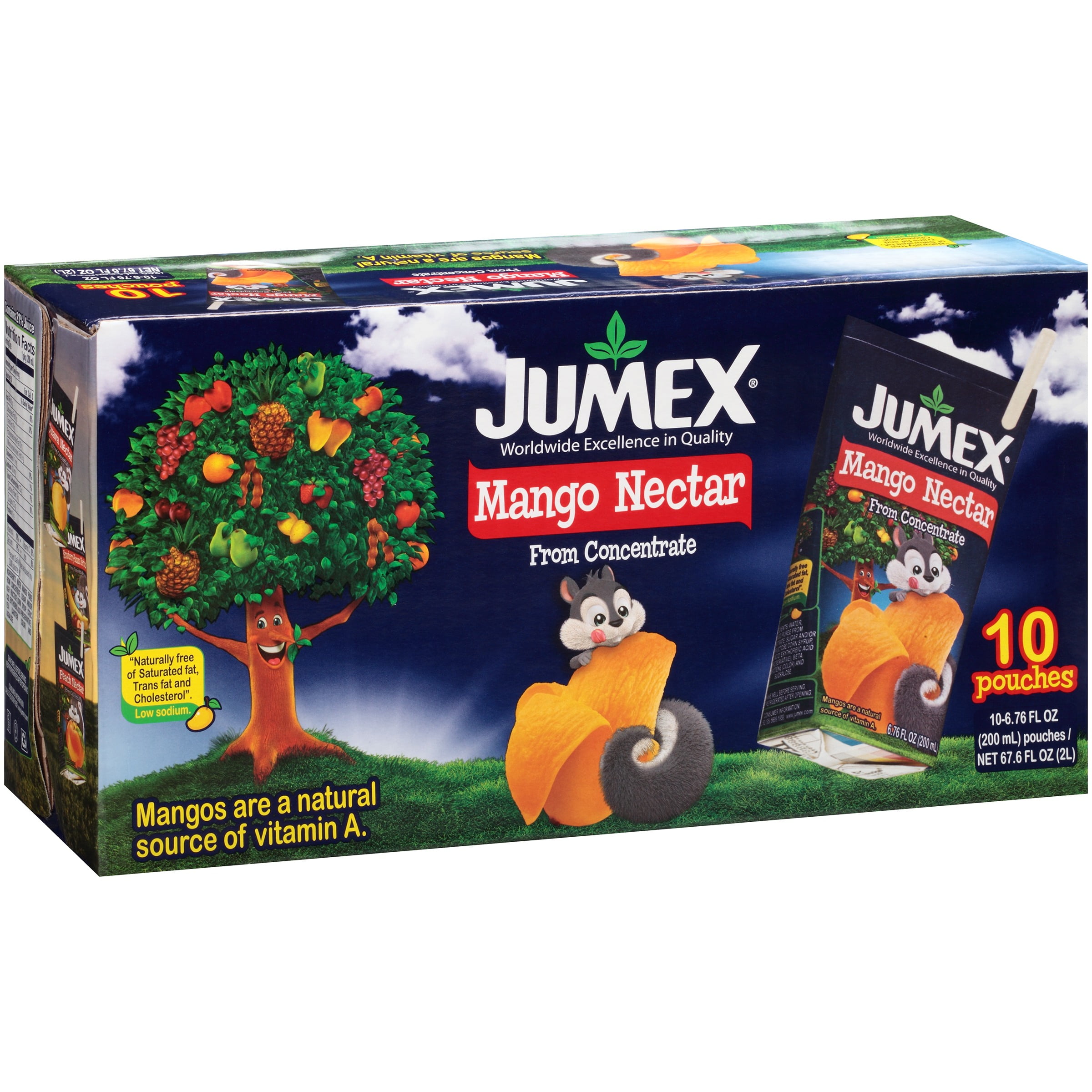 Jumex Mango Nectar from Concentrate, 6.75 Fl. Oz., 10 Count - Walmart.com