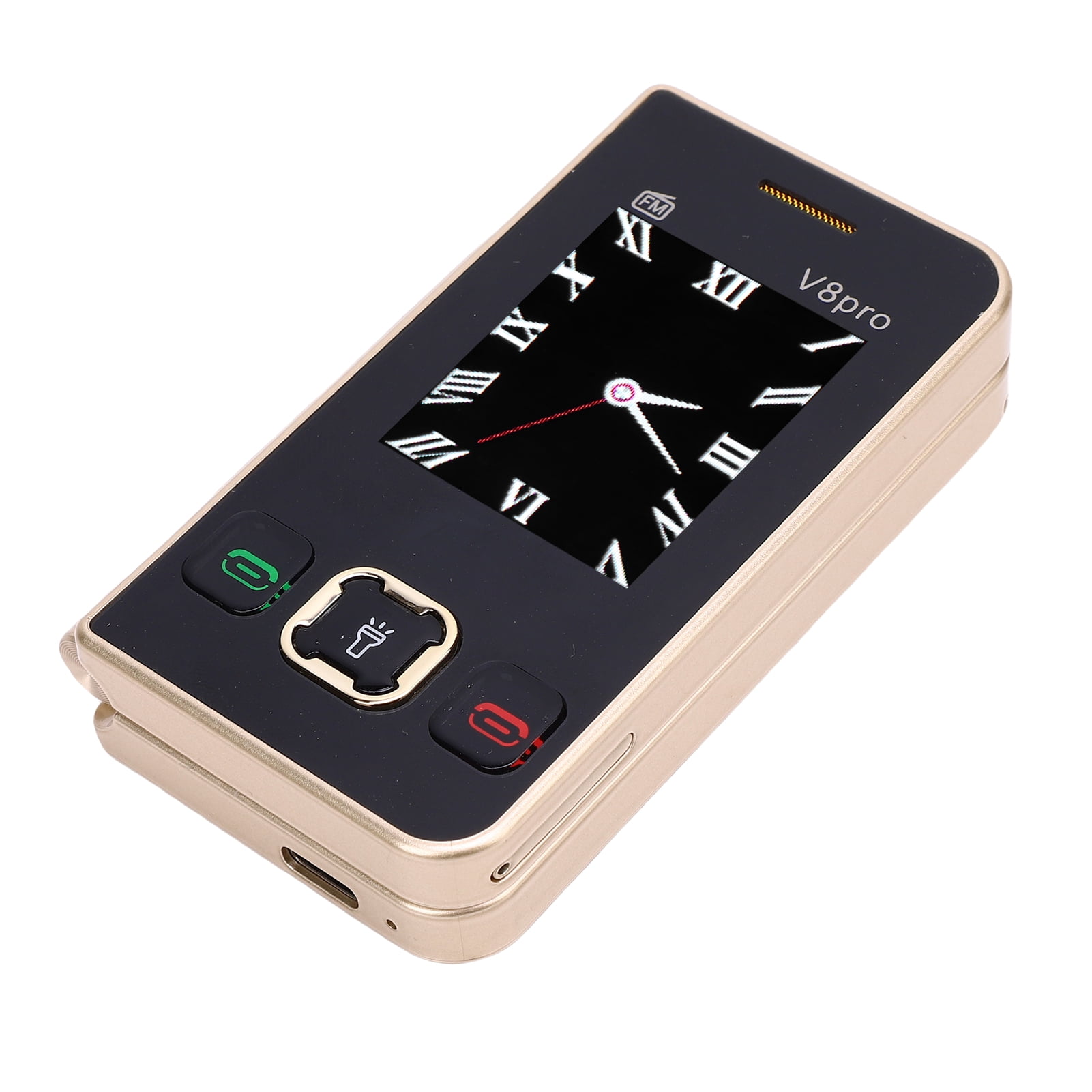 Flip Cell Phone, téléphone mobile pliable à double écran avec radio FM ...