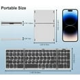 MoKo Foldable Bluetooth Keyboard, Multi-Device Folding Wireless ... MoKo Foldable Bluetooth Keyboard, Multi-Device Folding Wireless ...