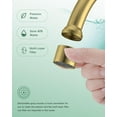 Gold Kitchen Faucet with Side Sprayer, 2-Handle High Arch SUS304 ...