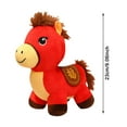 2026 Red Horse Zodiac Horse Chinese Year Home Desktop Mascot Doll ...