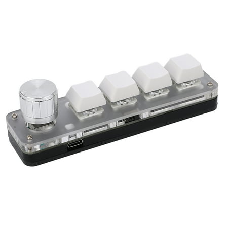 Programmable Keyboard,4 Keys Programmable Keyboard Bluetooth RGB ...
