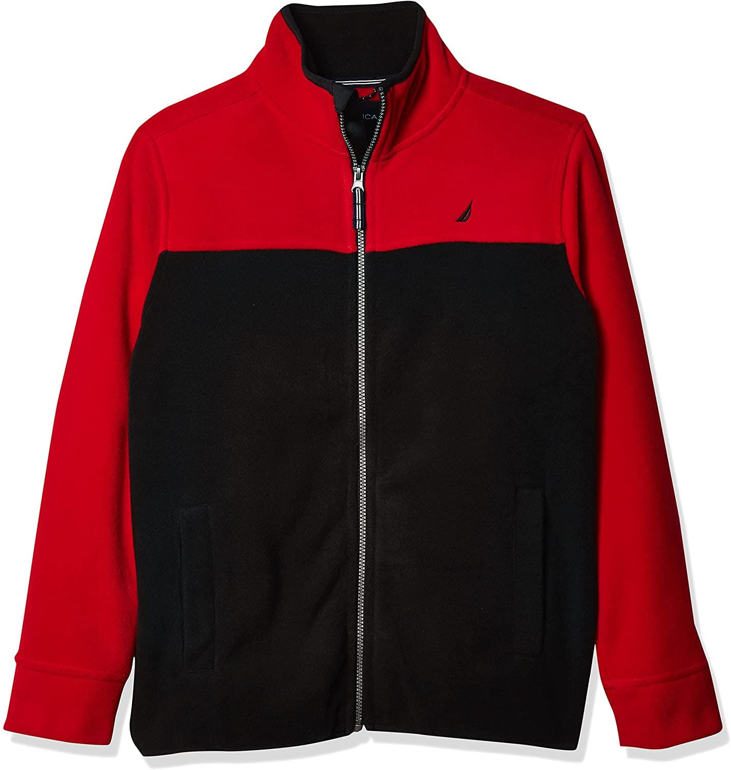 Nautica Boys Full-Zip Fleece Jacket 5 Red - Walmart.com