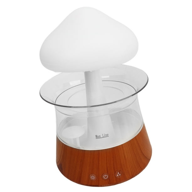 Rain Humidifier Water Drip, Mushroom Diffuser With 7 Changing Color ...
