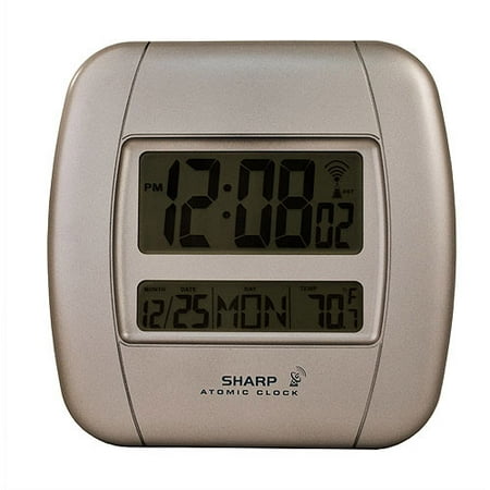 Sharp Atomic Digital Wall Clock - Walmart.com