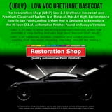 Firemist Red Premium Quart Kit Low VOC URETHANE BASECOAT Car Auto Body ...