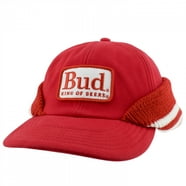 Budweiser Beer Label & All Over Ribbons Reversible Text Bucket Hat ...