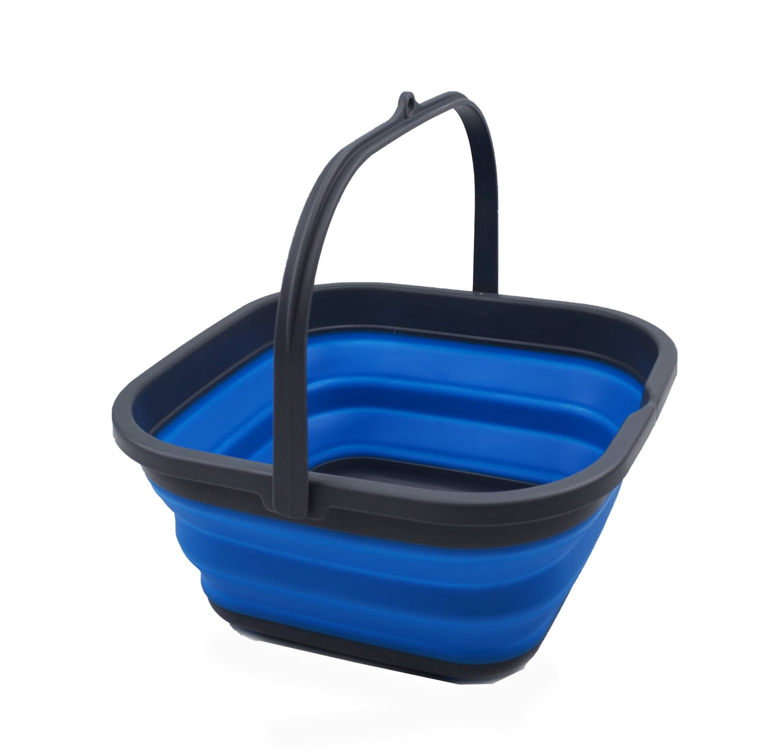 SAMMART 5.5L (1.4 Gallon) Collapsible Square Handy Bucket / Foldable ...