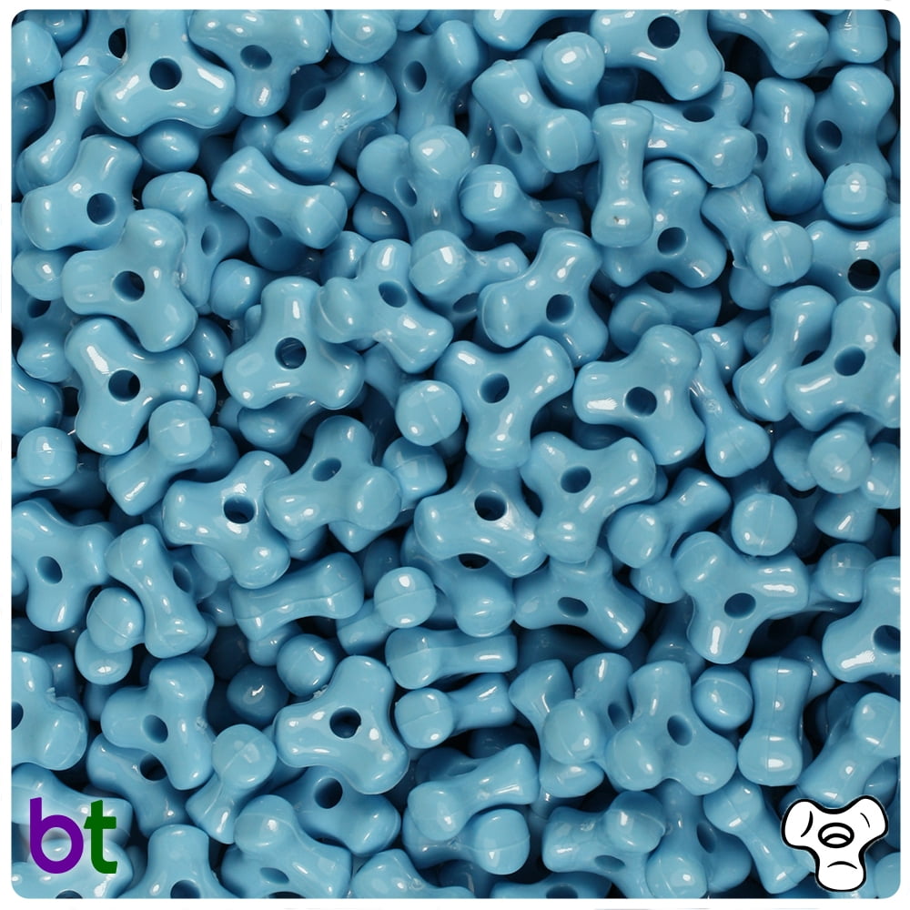 BeadTin Baby Blue Opaque 11mm TriBead Craft Beads (500pcs) - Walmart.com