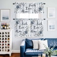 Blue Texas Star Kitchen Curtains Set for Windows, Vintage Berry Faith ...