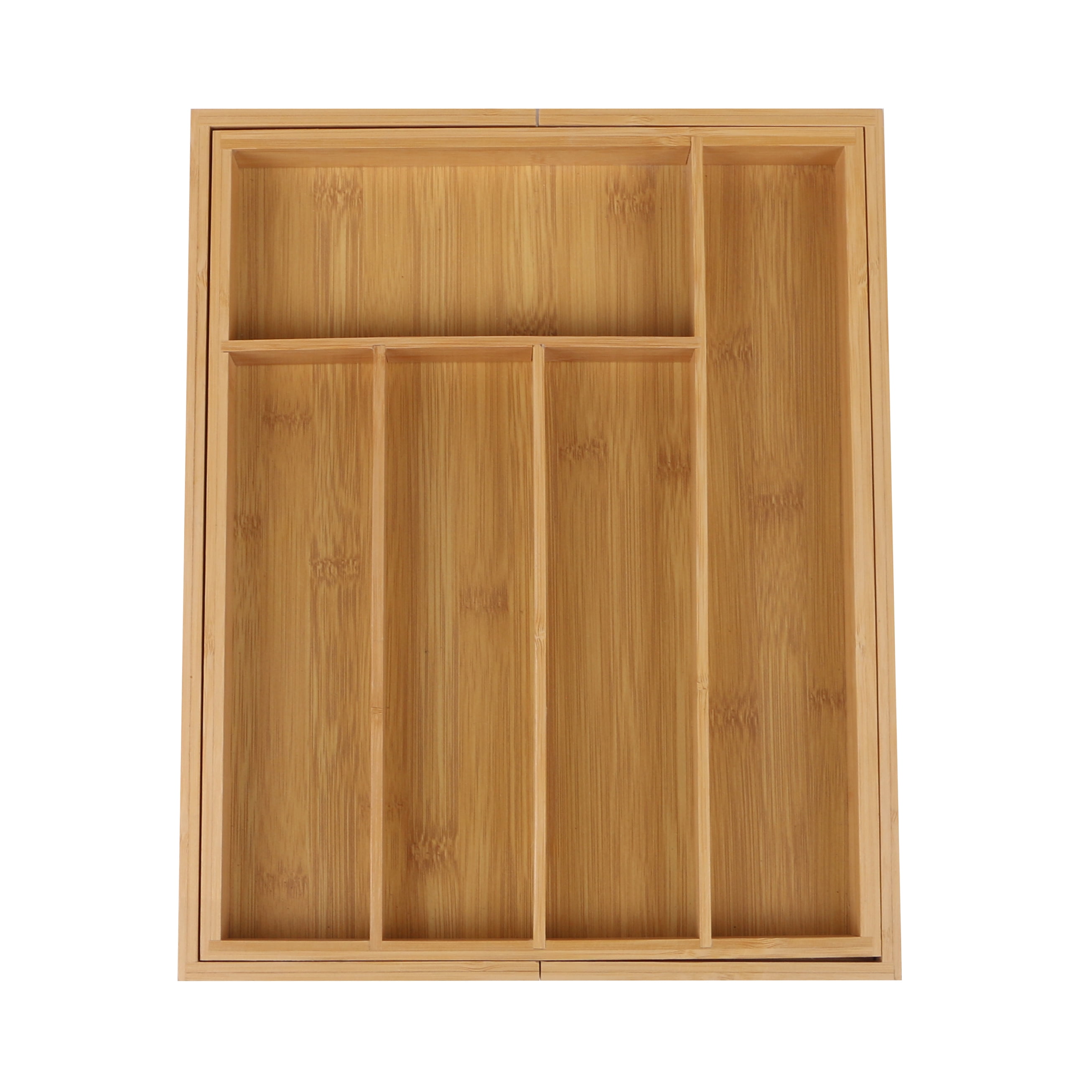 Bamboo Expandable Drawer Organizer - Perfect Size for Cutlery and ...
