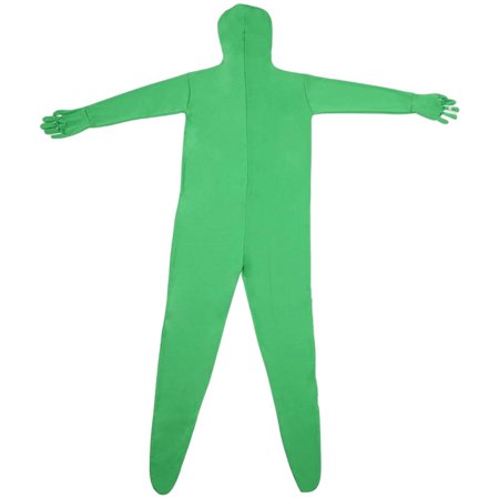 Miulika Green Screen Bodysuit Full Body Greenman Suit for Photography ...