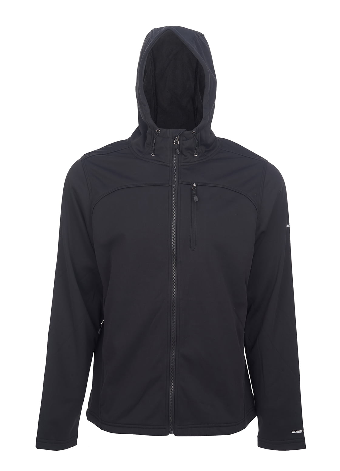 Avalanche Men's Soft Shell Hooded Fleece Lined Zip Up Jacket - Walmart.com