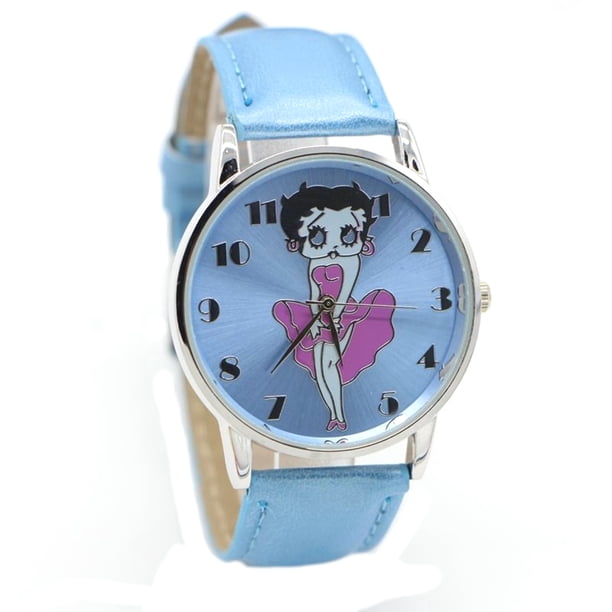 Betty Boop Blue Watch Quartz Movement Blue Band and Dial Woman's ...