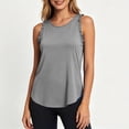 Besolor Workout Tank Tops for Women Summer Crewneck Ruffle Sleeveless T ...