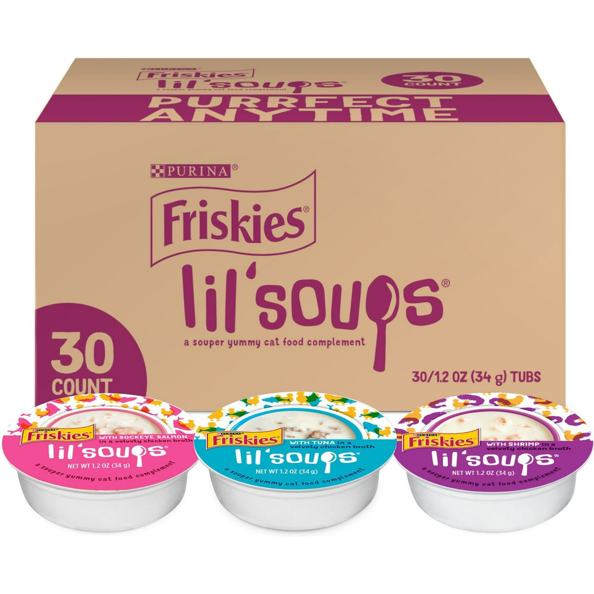 Click here for Friskies Lil Soups Salmon  Tuna  & Shrimp Variety... prices