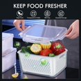 5-Pack Large Fruit Storage Containers for Fridge with Leak-Proof Lids ...