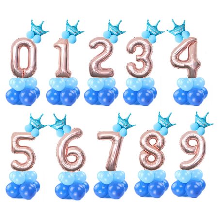 Party Balloon 32-inch Aluminum Foil Number Shape balloon number balloon ...