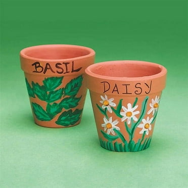 Mini Terra Cotta Pots, Pack of 12 - Walmart.com