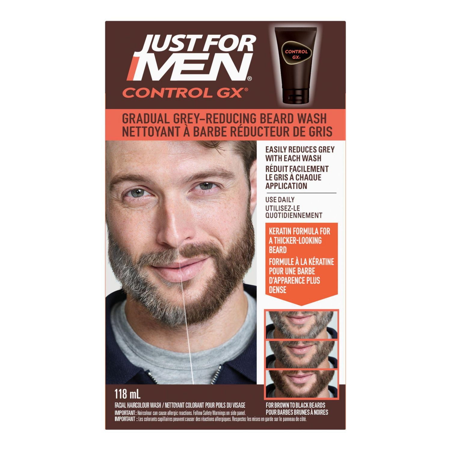Click here for Just For Men Control Gx Grey Reducing Beard Wash prices