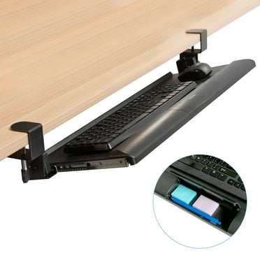 VIVO Extra Sturdy Clamp-on Computer Keyboard and Mouse Under Desk ...