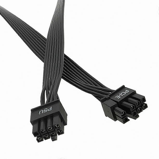 8-Pin to 6+2 Pin GPU Power Cable, Male to Male PSU Adapter for ...