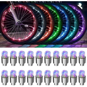 LED Wheel Ring Rim Lights RGB Color Chasing Turn Signal IP68 Bluetooth ...