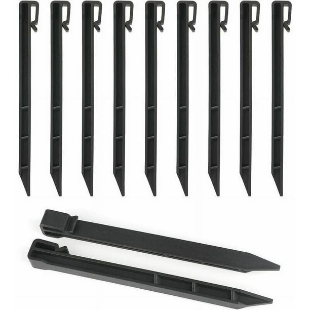 Set of 12 Garden Edging Landscape Edging Stakes, 25cm Heavy Duty ...