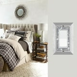 4 Pcs Silver Shiny Silver Rhinestone Crystal Light Switch Or Outlet ...