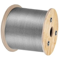 T316 Stainless Steel Cable, 300ft 1/8 inch, 7x7 Strands Wire Rope for Deck, Rail, Stair ...