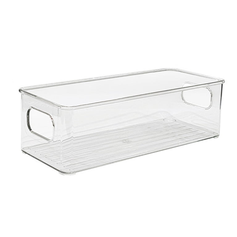 Clear Storage Box Stackable Large Capacity Containers with Handle ...