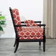 Silverthorne Spindle Chair, Espresso, Red Moroccan Tile - Walmart.com