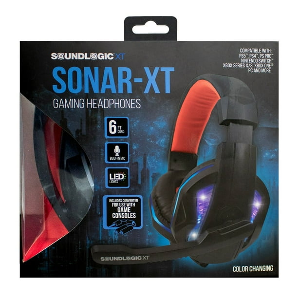 SoundLogic XT Sonar-XT Gaming Headphones - Walmart.com