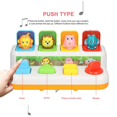 Pop-up Toy Funny Push Pop-up Toys Push Pop-up Interactive Cartoon ...