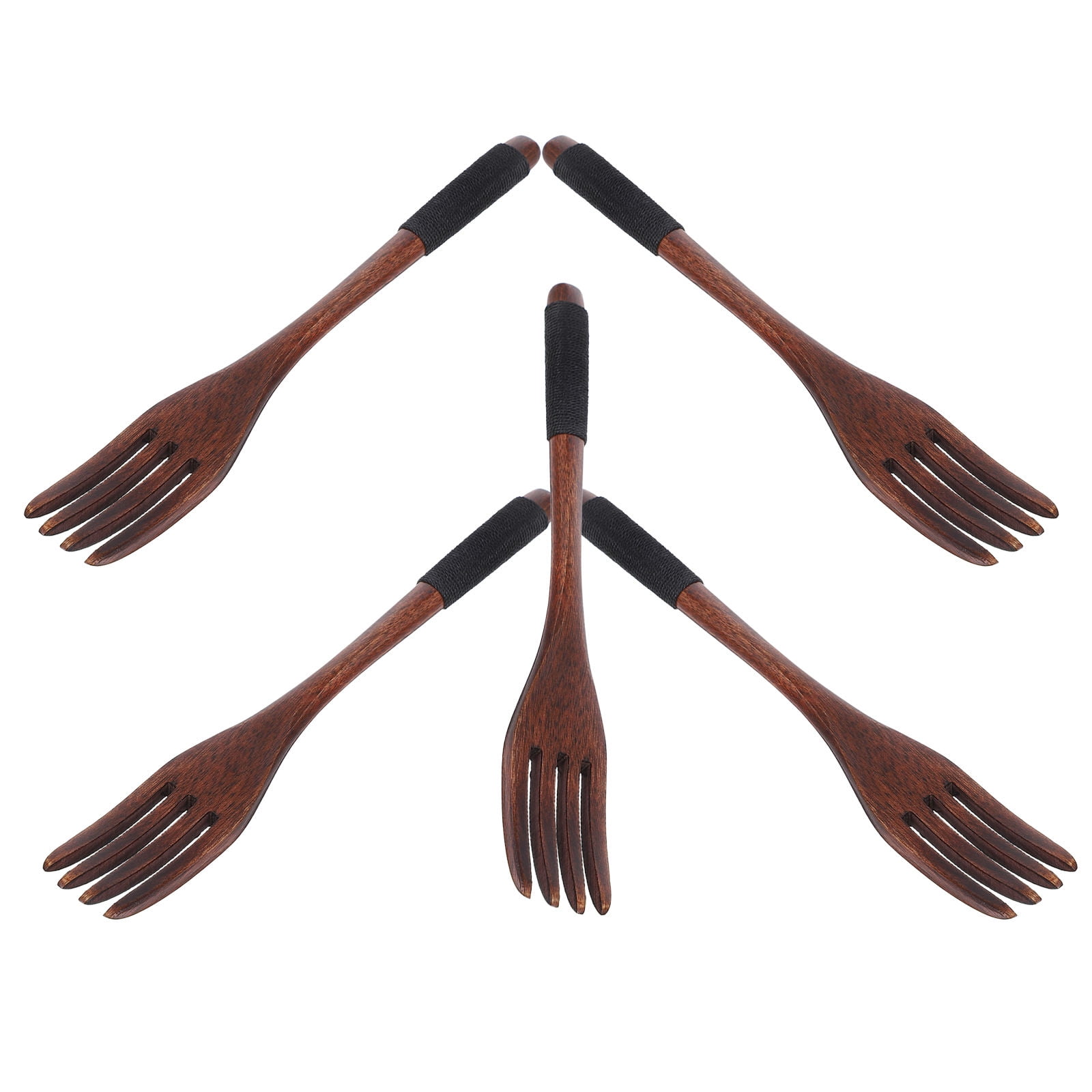 Click here for Whamvox 5pcs Japanese Style Wooden Forks Brown Str... prices