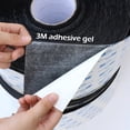 Black 4-Inch Extra Wide Heavy Duty Sticky Back Tape – 1M Self Adhesive ...
