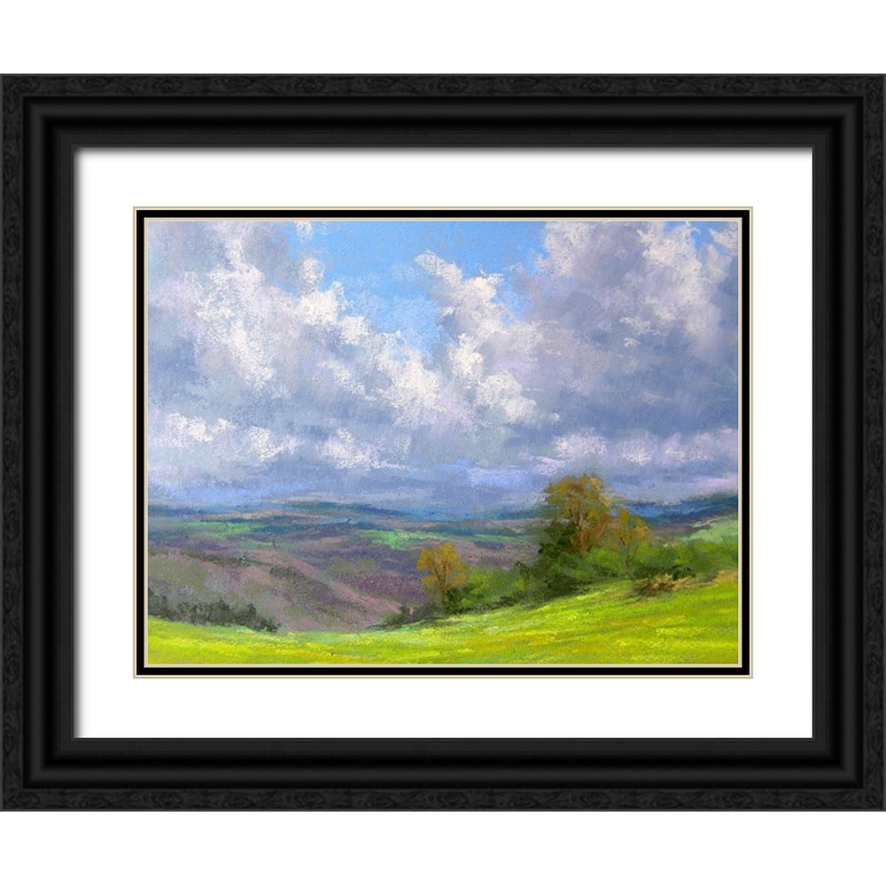 Chaney, Alan 14x12 Black Ornate Wood Framed with Double Matting Museum ...