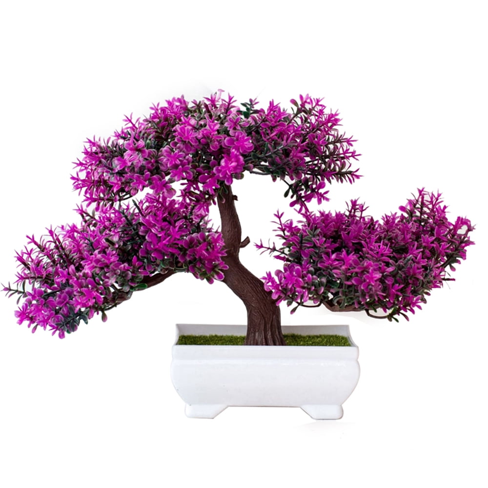Artificial Bonsai Tree - Fake Plant Decoration,Welcoming Pine Bonsai Simulation Artificial ...