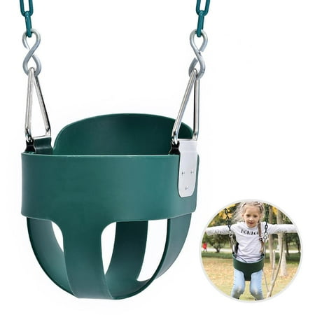 Children Swing Chair Baby Kids Swing High Back Full Bucket Swing Baby ...