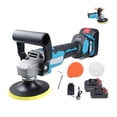 6 Speeds Adjustment Cordless Brushless Polisher 125mm Car Waxing ...