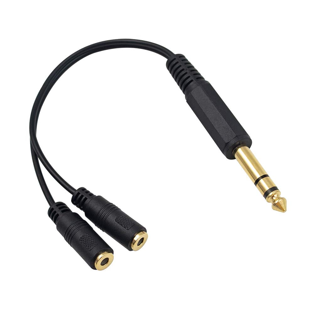 1/4 to 3.5mm Adapter, 3.5mm to 1/4 Headphone Adapter, 6.35mm 1/4 inch ...