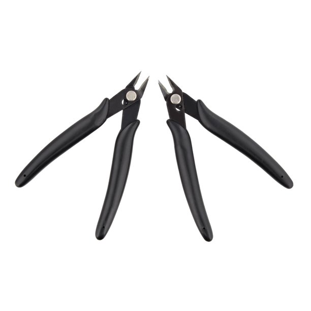 ABN Wire Flush Cutter Tool - 18 Gauge Electrical Nippers Micro Cutter ...
