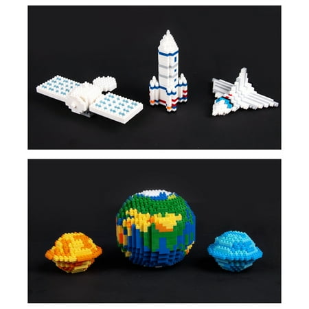 Space Astronaut Planet Series Micro-Diamond Building Blocks DIY ...