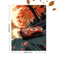 Classic Red Ferrari Race Car Canvas Print/Wall Art， Perfect for Living ...