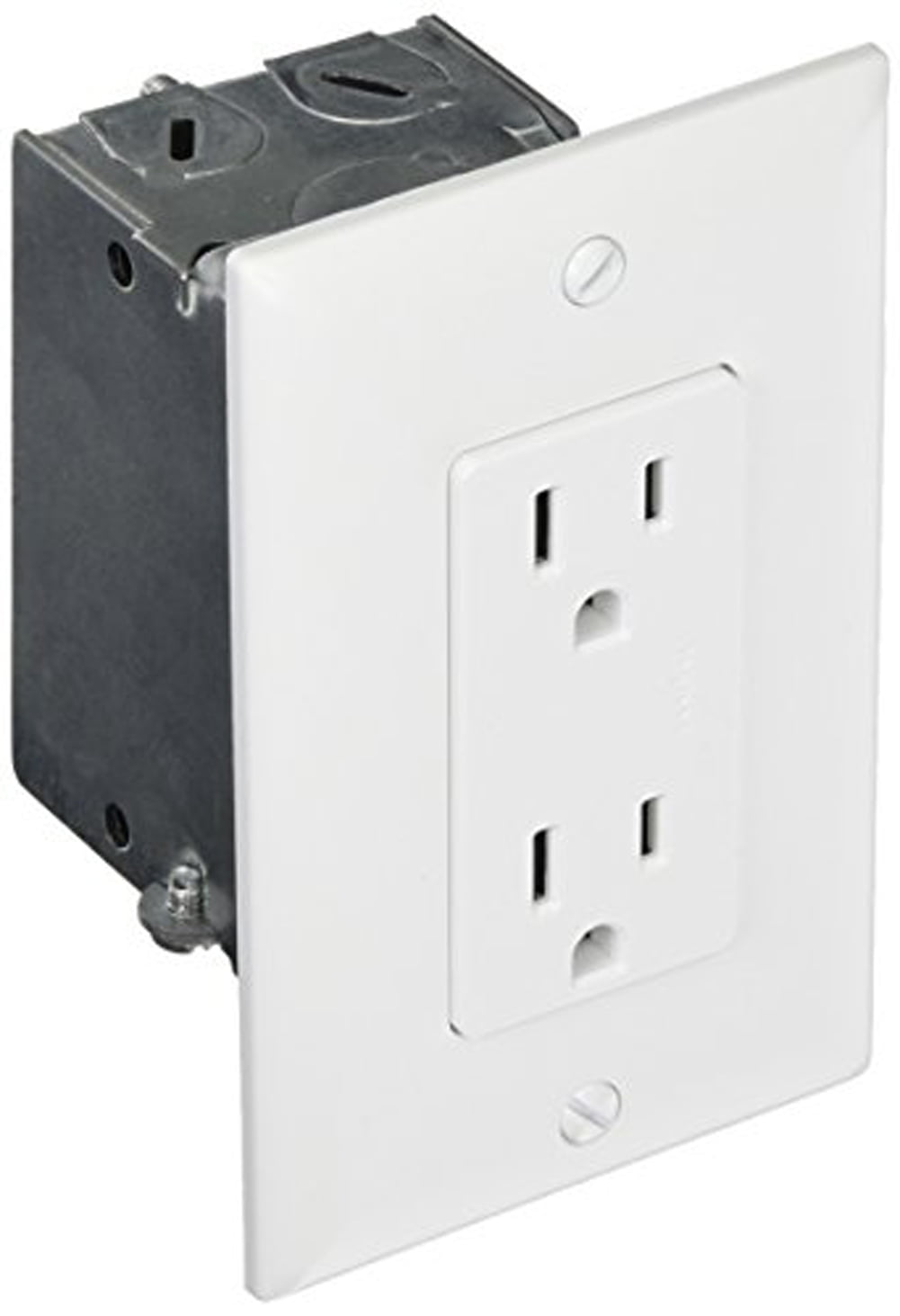 DUPLEX OUTLET POWER KIT WHITE - Walmart.com - Walmart.com