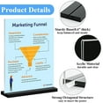 Dungu 6-Pack 8.5x11' Acrylic Sign Holder, T-Shape, Double Sided ...