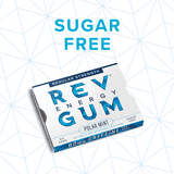 Rev Gum Sugar Free Polar Mint Energy Gum, 6 Pieces - Walmart.com