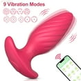 APP Control Anal Plug Vibrator Butt Plug for Men Gay Male Prostate ...